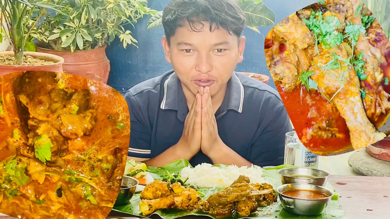 Metho metho Home made food spicy mutton 🌶️ spicy chicken gravy and rice ...