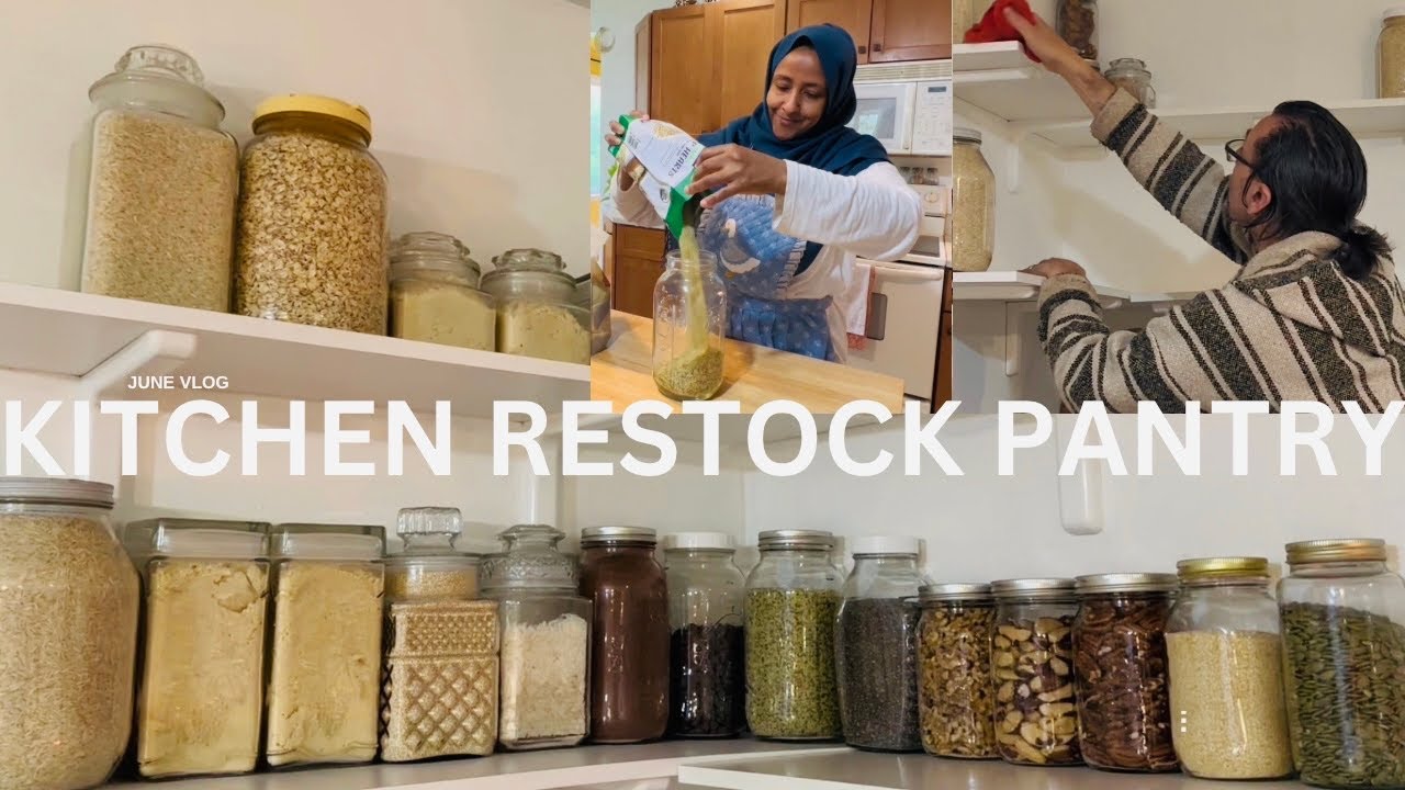 Filling up our homestead/pantry.#homestead #kitchen #refillpantry - YouTube