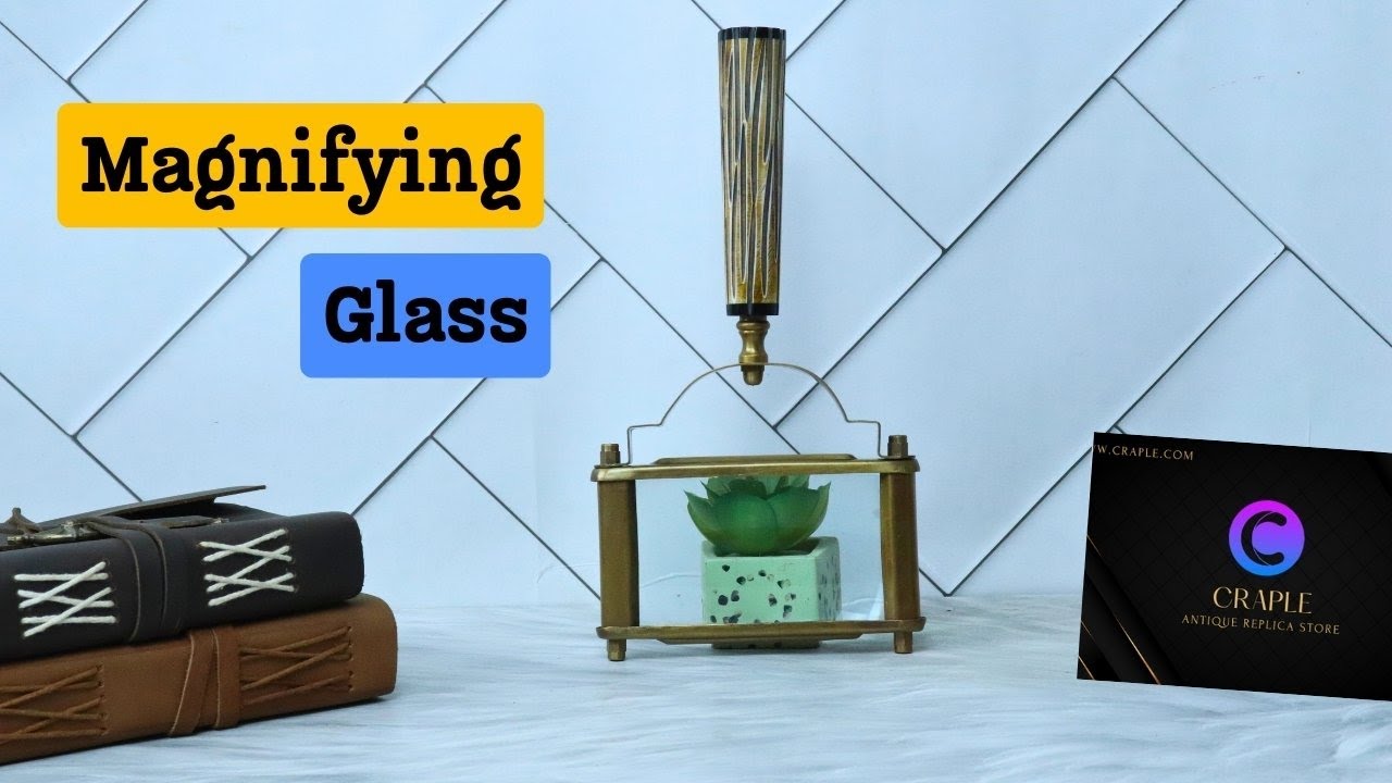 Wide Shape Handcrafted Magnifying Glass 🎁🎁 - YouTube