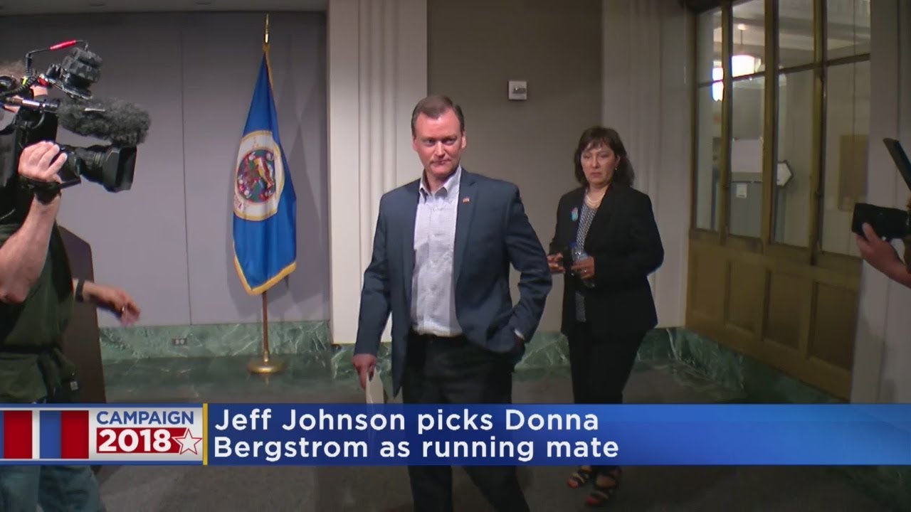 Jeff Johnson Announces Running Mate In Governor’s Race - YouTube