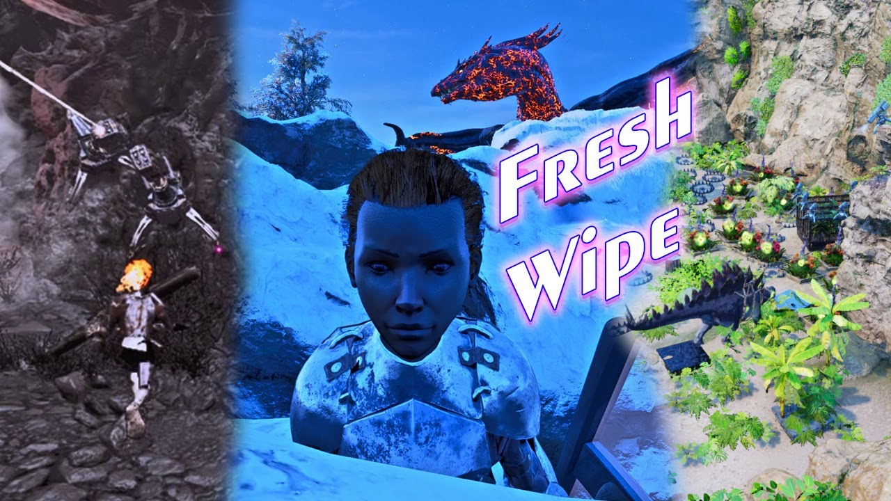 Fresh Wipe Progressing & Raid Everyone | Ark Primal Ascended PvP - YouTube