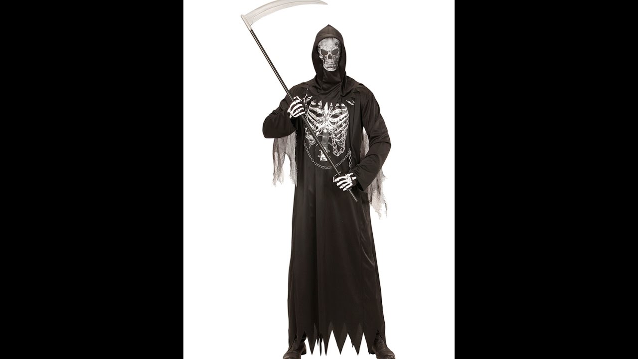 0867 - "GRIM REAPER" (robe with chain, hooded mask) - YouTube