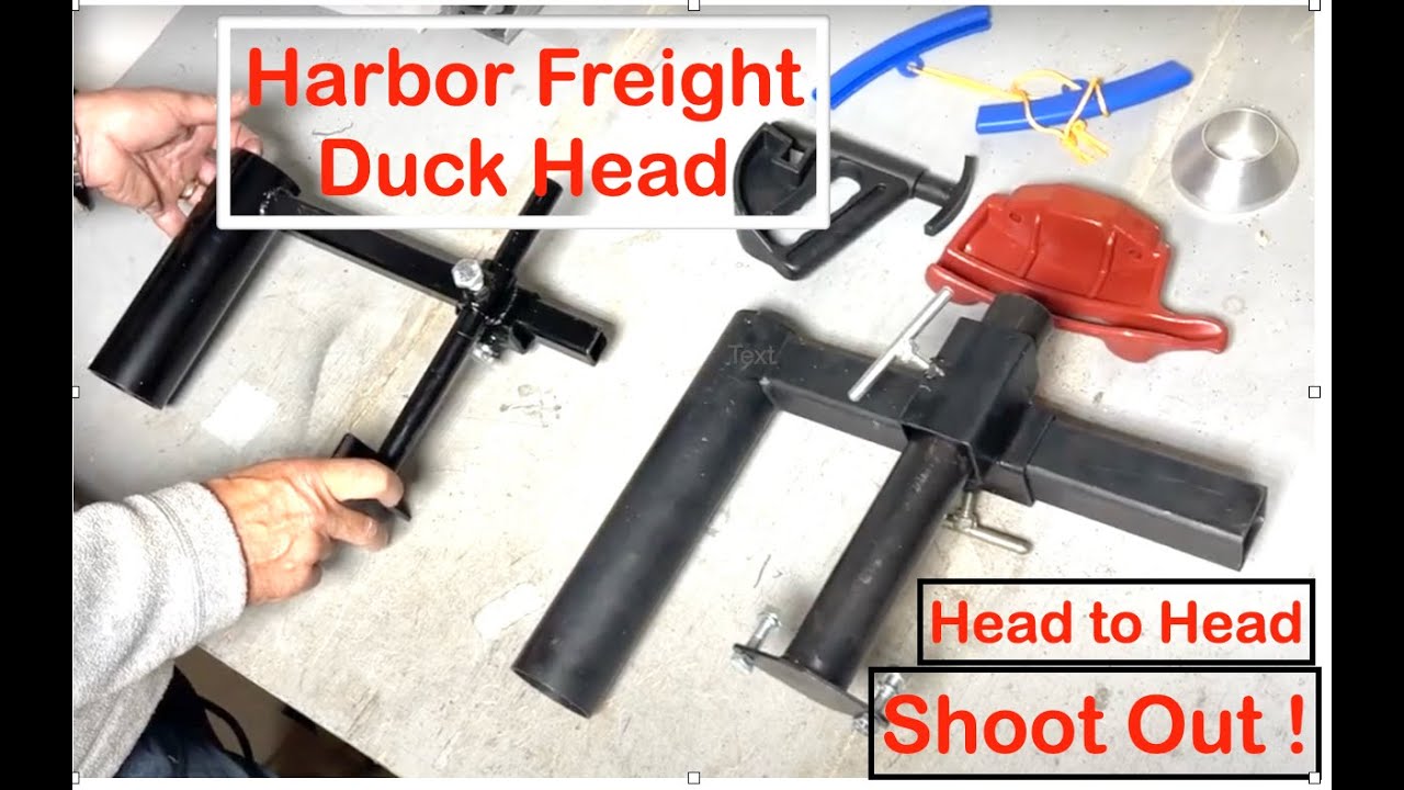Harbor Freight Tire Changer Duck Head Kit - Shoot Out - YouTube