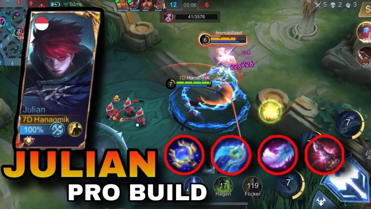 Julian Combo One Shot! Unbelievable! | Pro Build | Mobile Legends - YouTube