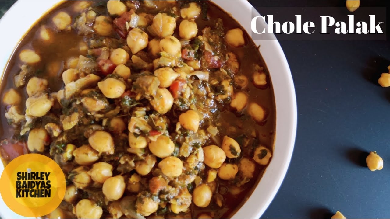How To Make Delicious Chole Palak | Chana Masala With Saag | Veg ...