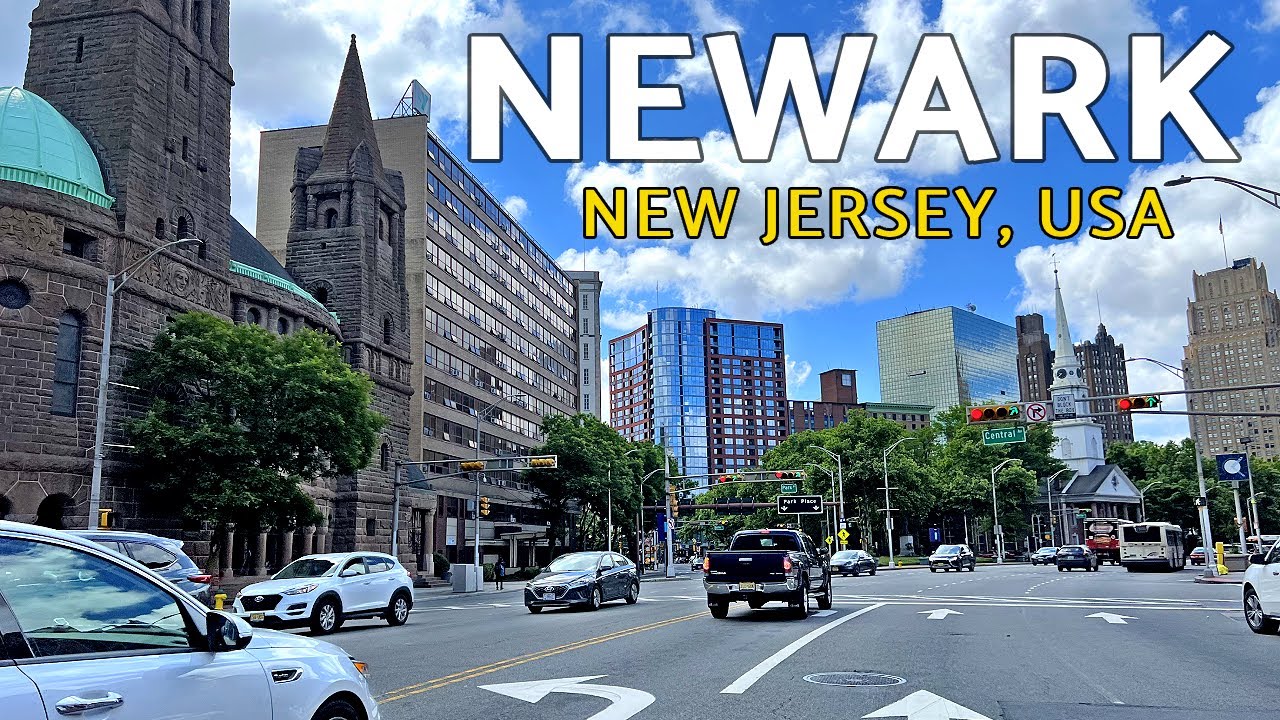 New Jersey Driving Tour, USA - Downtown Newark - 4K - YouTube