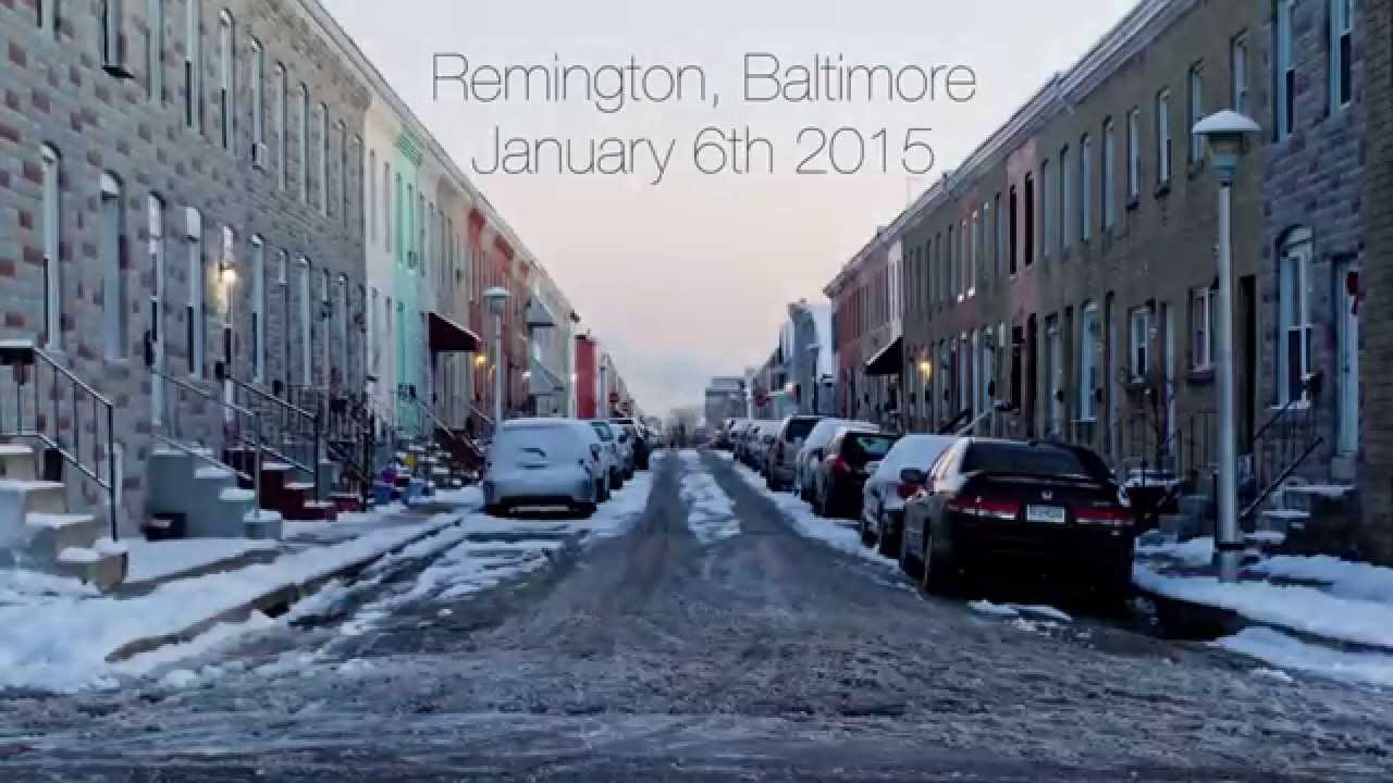 Remington, Baltimore | January 6th 2015 Timelapse - YouTube
