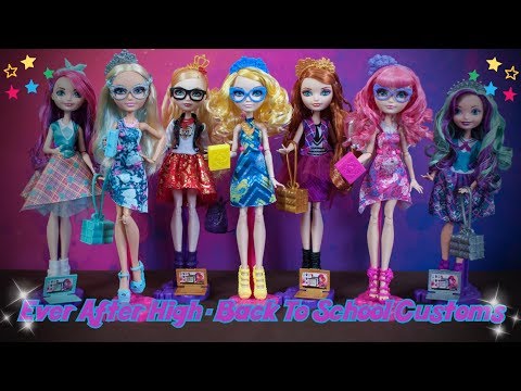 Ever After High - Back To School Custom Dolls