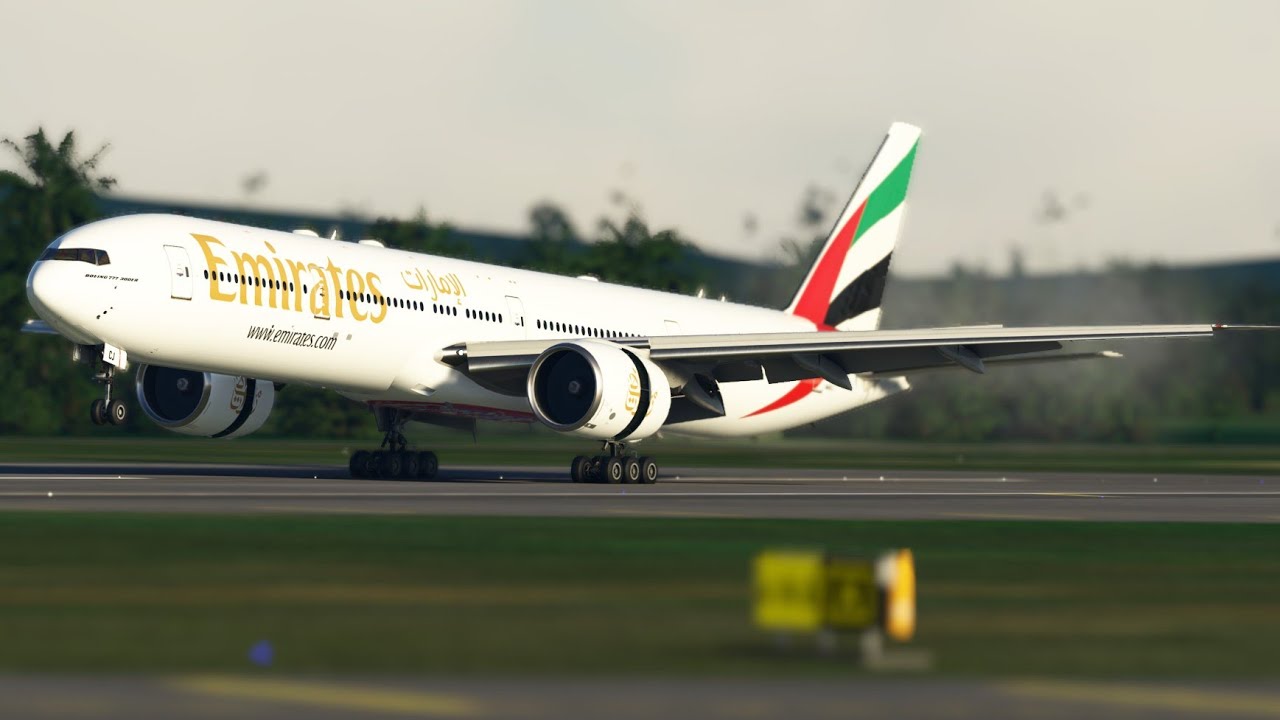 MSFS : Kuala Lumpur to Dubai as EK347 (Emirates Airlines B777-300ER ...