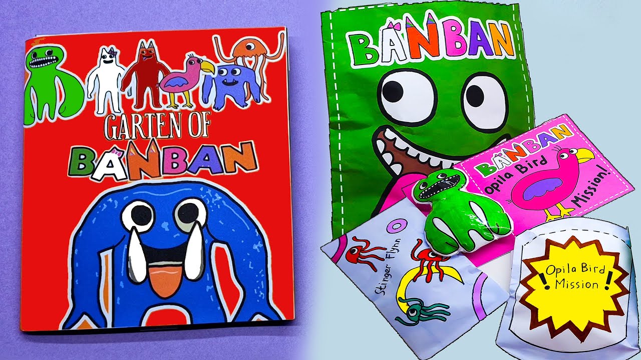 DIY♥ Garten of Banban Monster 15GamingBook / Garten of Banban DIY ...