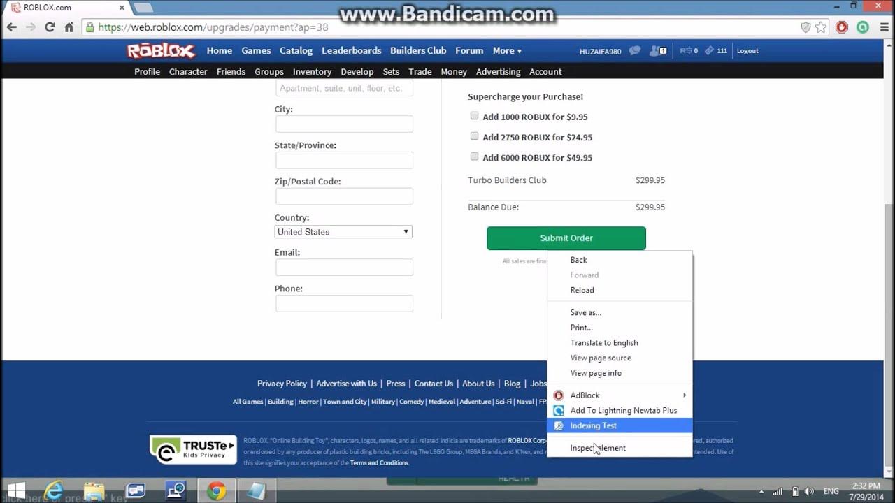 ROBLOX HOW TO HACK AND GET FREE OBC LIFETIME!!! (SEPTEMBER 2014) - YouTube