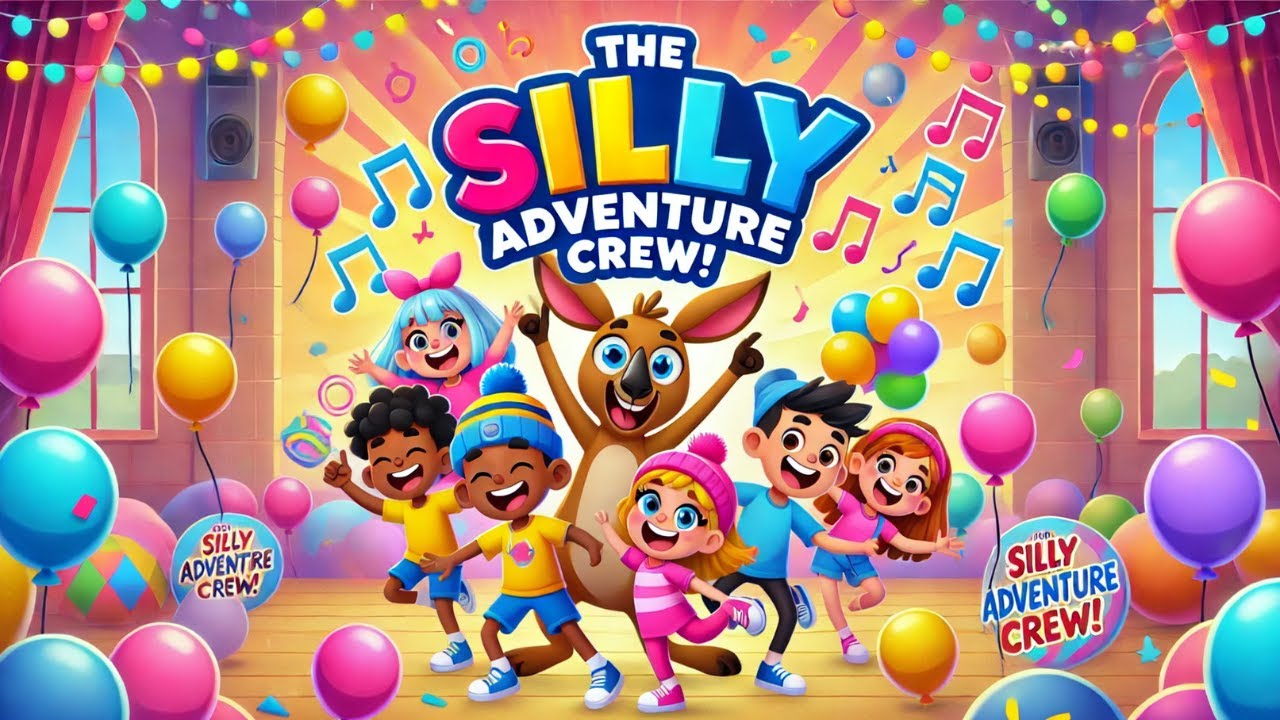 The Silly Adventure Crew! | Fun Kids Dance Party | Sing, Dance & Play ...