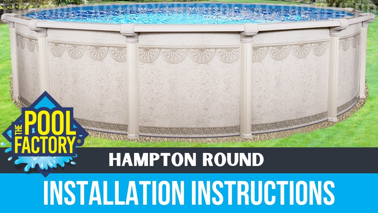 Hampton Round Installation Instructions YouTube