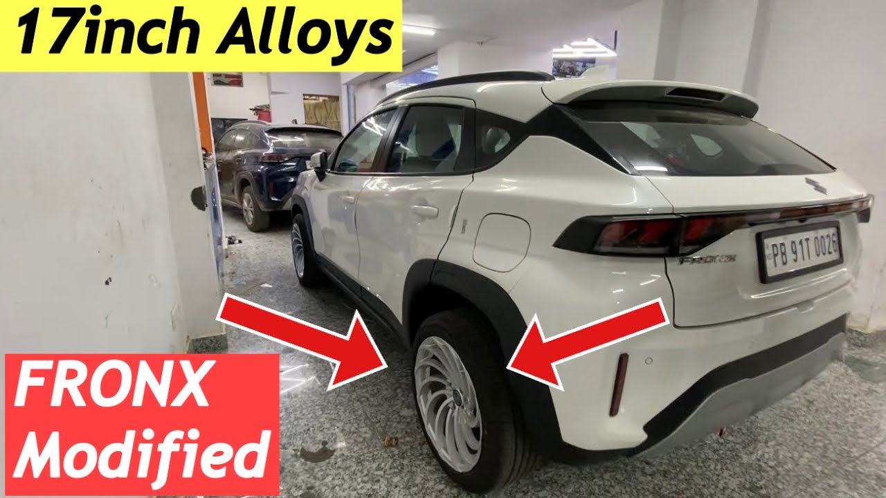 17 inch Alloys Installed in Maruti FRONX Delta Plus | FRONX ...