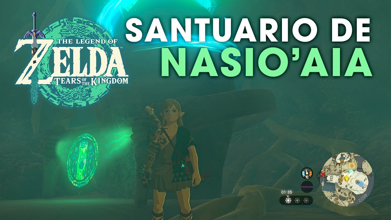 Cómo RESOLVER el SANTUARIO de NASIO'AIA | Tutorial de Zelda: Tears of ...