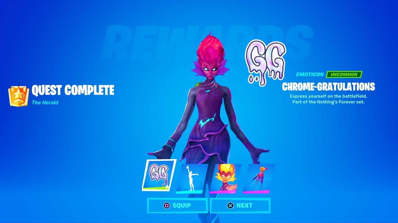 Get Chrome-ified While Driving - Fortnite The Herald Quests - YouTube
