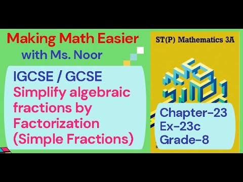 STP Mathematics 3A Chapter-23 Ex-23c|Simplifying Basic Algebraic ...