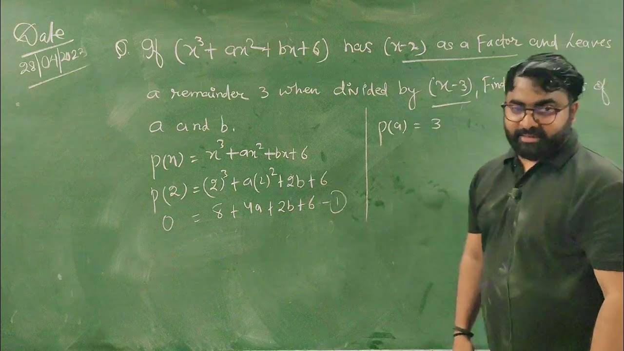 class 9 polynomials:- Problems and concepts (chapter 2) - YouTube