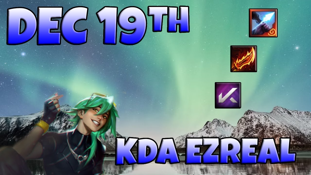 SET 10 TFT DECEMBER CARRY CALENDAR EZREAL KDA #tft - YouTube