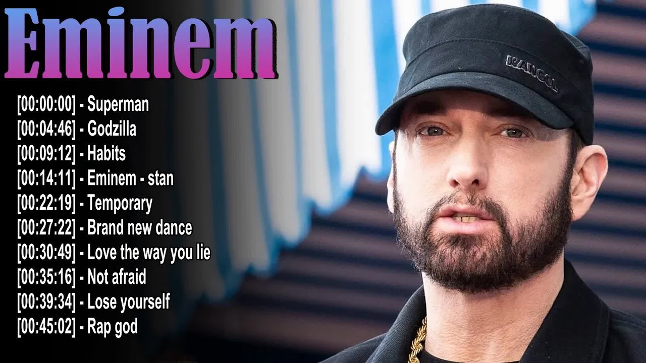 Eminem - Eminem’s Best Rap Anthems – Full Playlist - YouTube