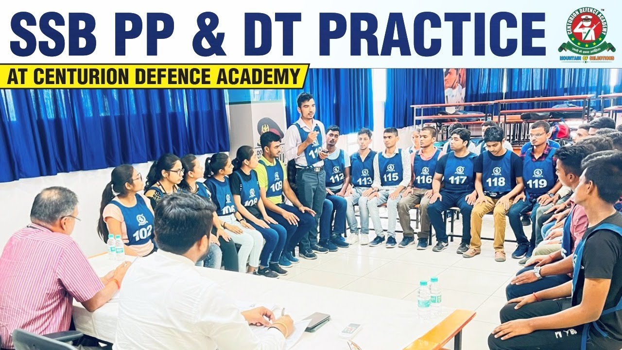 PP&DT Narration | SSB PP& DT Practice at Centurion Defence Academy # ...