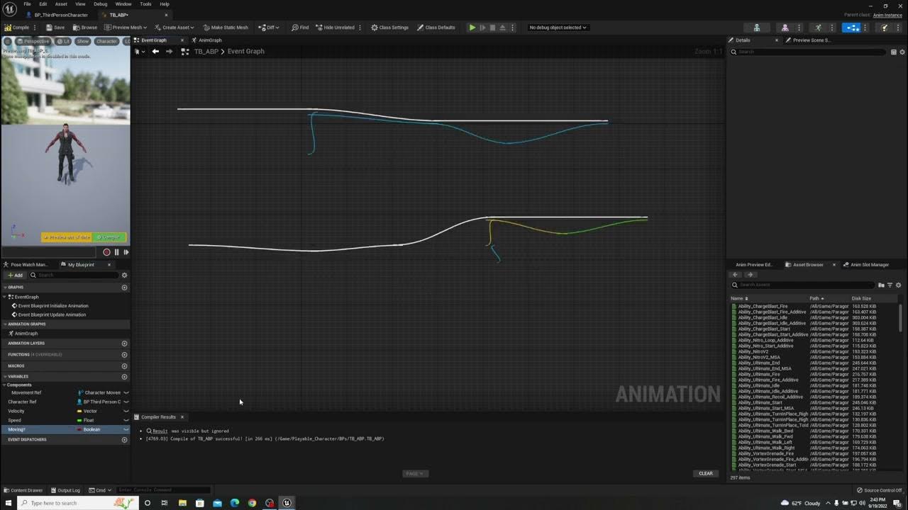 Unreal Engine 5 Tutorial - Blueprints Part 1: Setting Up Animation Blueprint - YouTube