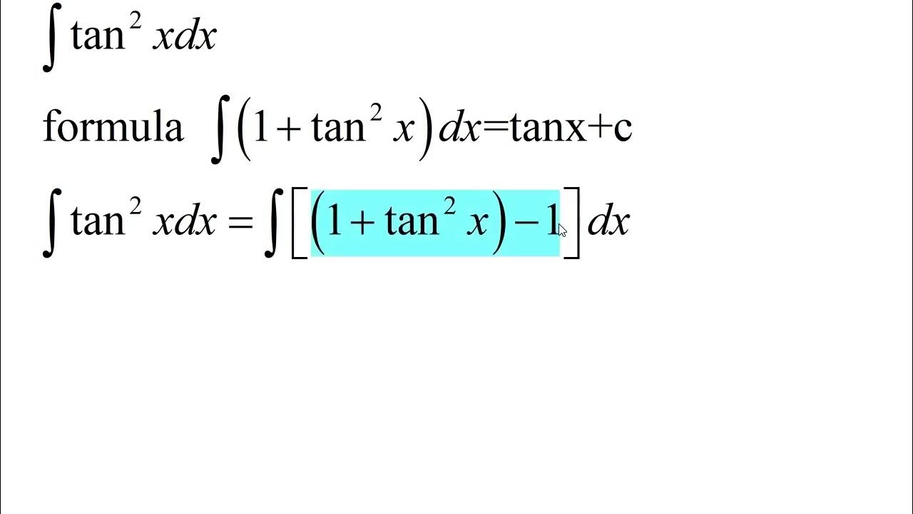integral-of-tan-2x-maths-daily-youtube