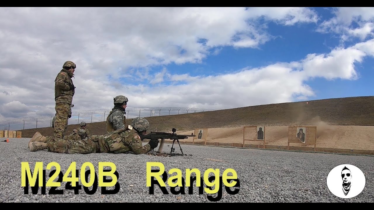 M240B range day - YouTube