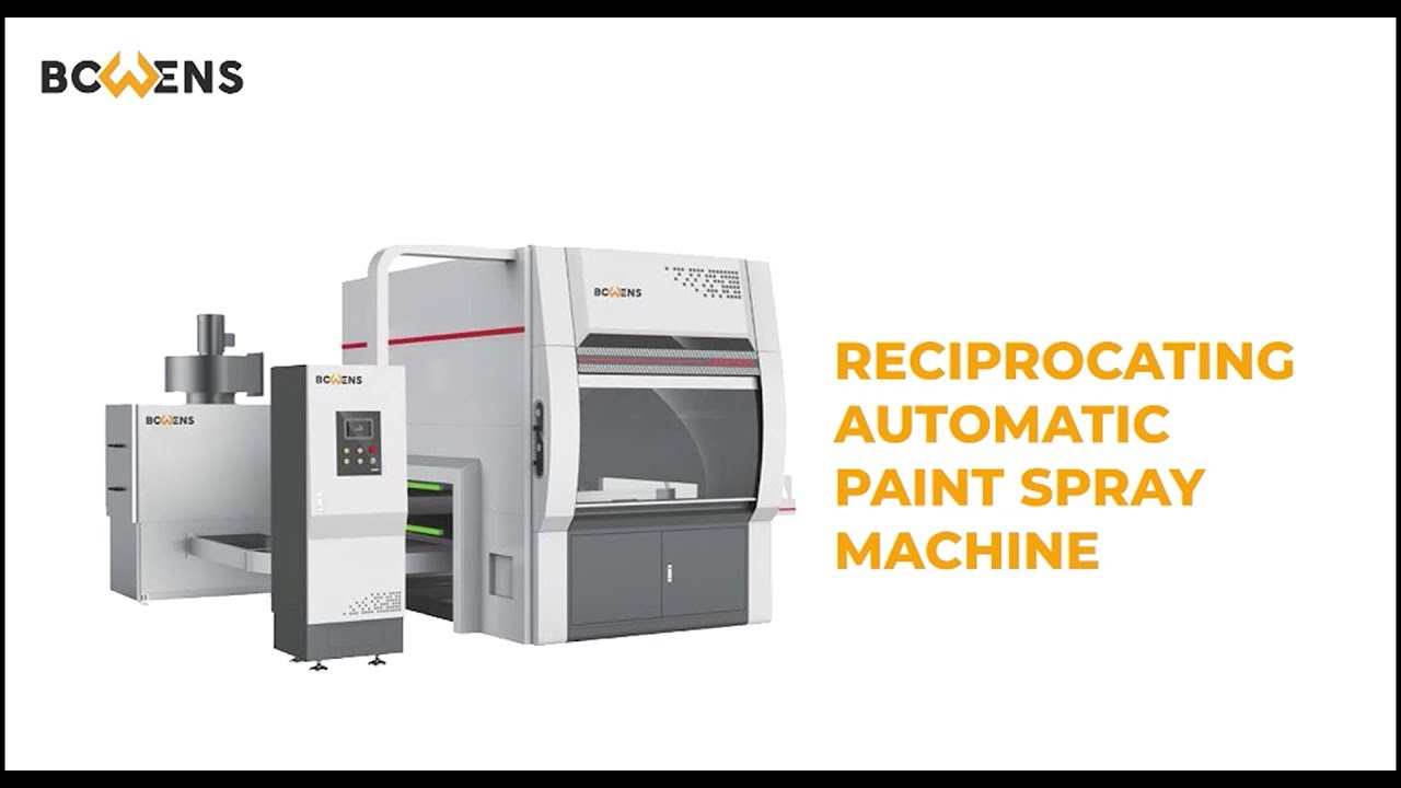 BOWENS Reciprocating Automatic Paint Spray Machine - YouTube