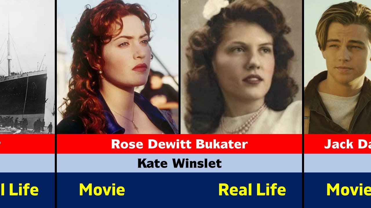 What the Titanic Passengers Looked Like in Real Life vs In the Movie ...