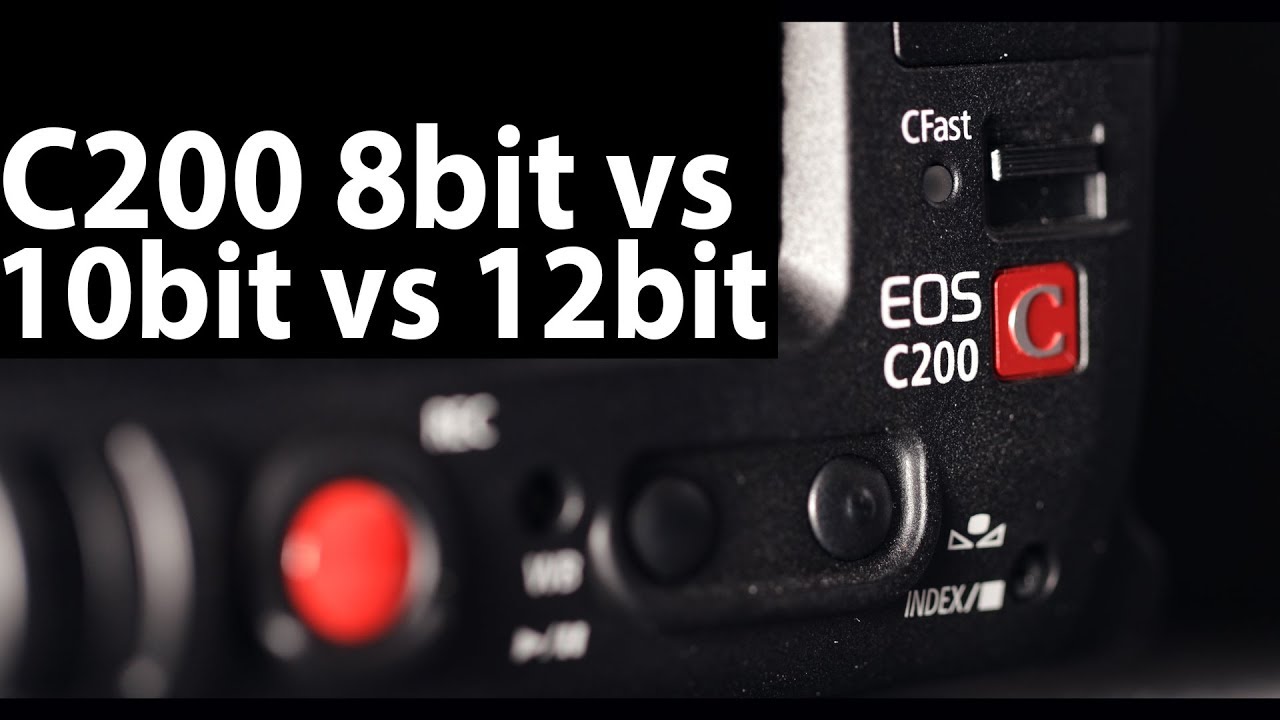 Canon C200 12bit 10bit 8bit Sample - YouTube