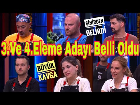 Masterchefte 3. Ve 4. Eleme Adayı Kim Oldu Büyük Kavga 2. Dokunulmazlığı Kazanan Takım 02.09.26