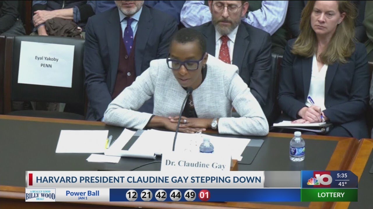 NBC 10 News Today: Harvard University's president resigned on Tuesday ...