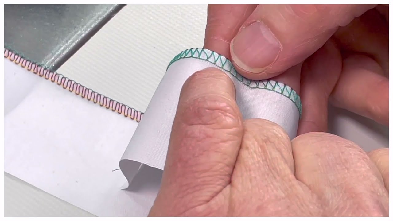Seam finish - perfect overlock settings (master tailor lesson) - YouTube