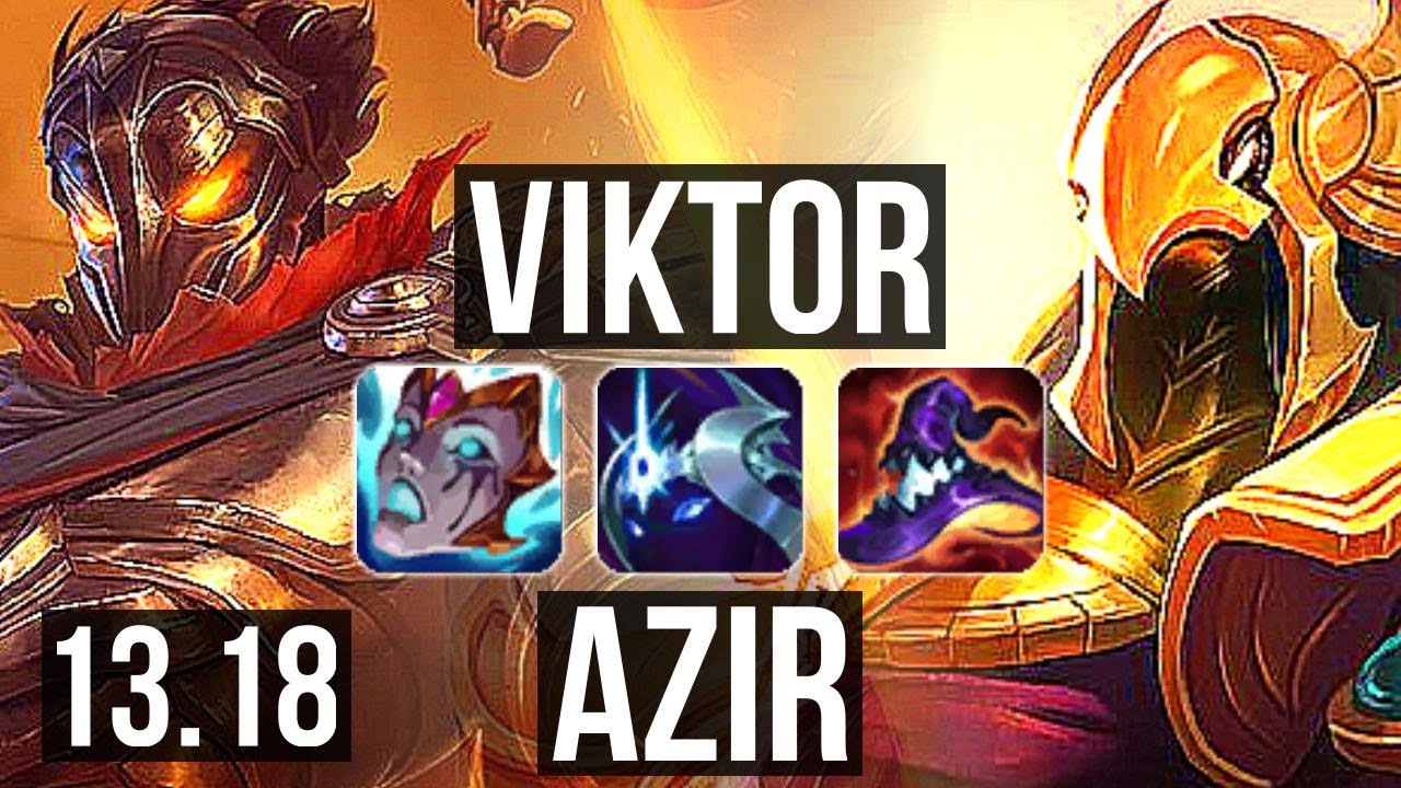 VIKTOR vs AZIR (MID) | 2.2M mastery, Godlike | NA Master | 13.18 - YouTube