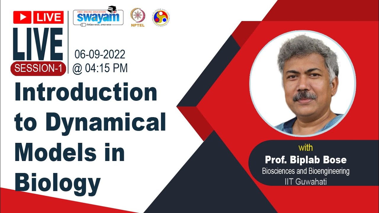 Introduction to Dynamical Models in Biology - MOOCs Live Session I, July 2022 - YouTube