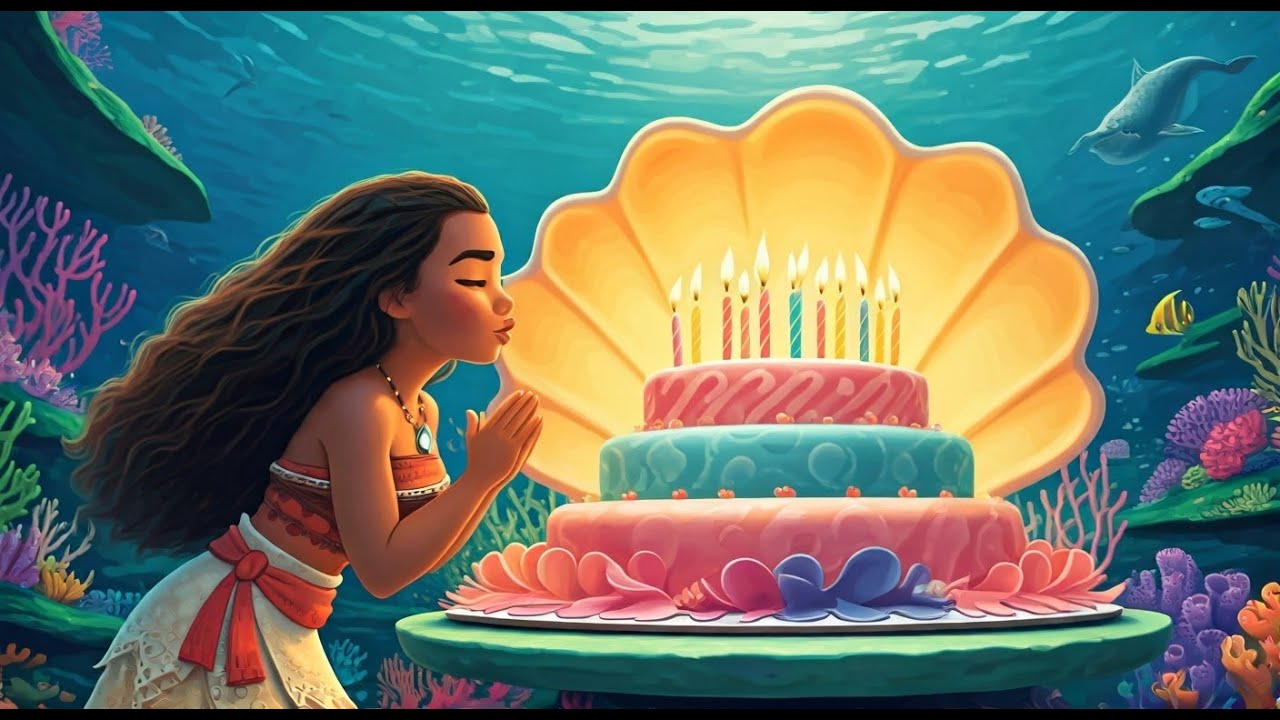 Moana's Underwater Birthday Party - YouTube
