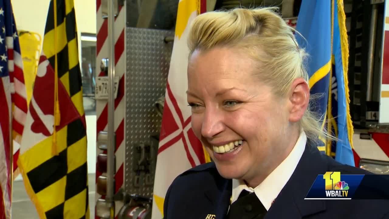 First female fire chief in Howard County shares vision for future - YouTube