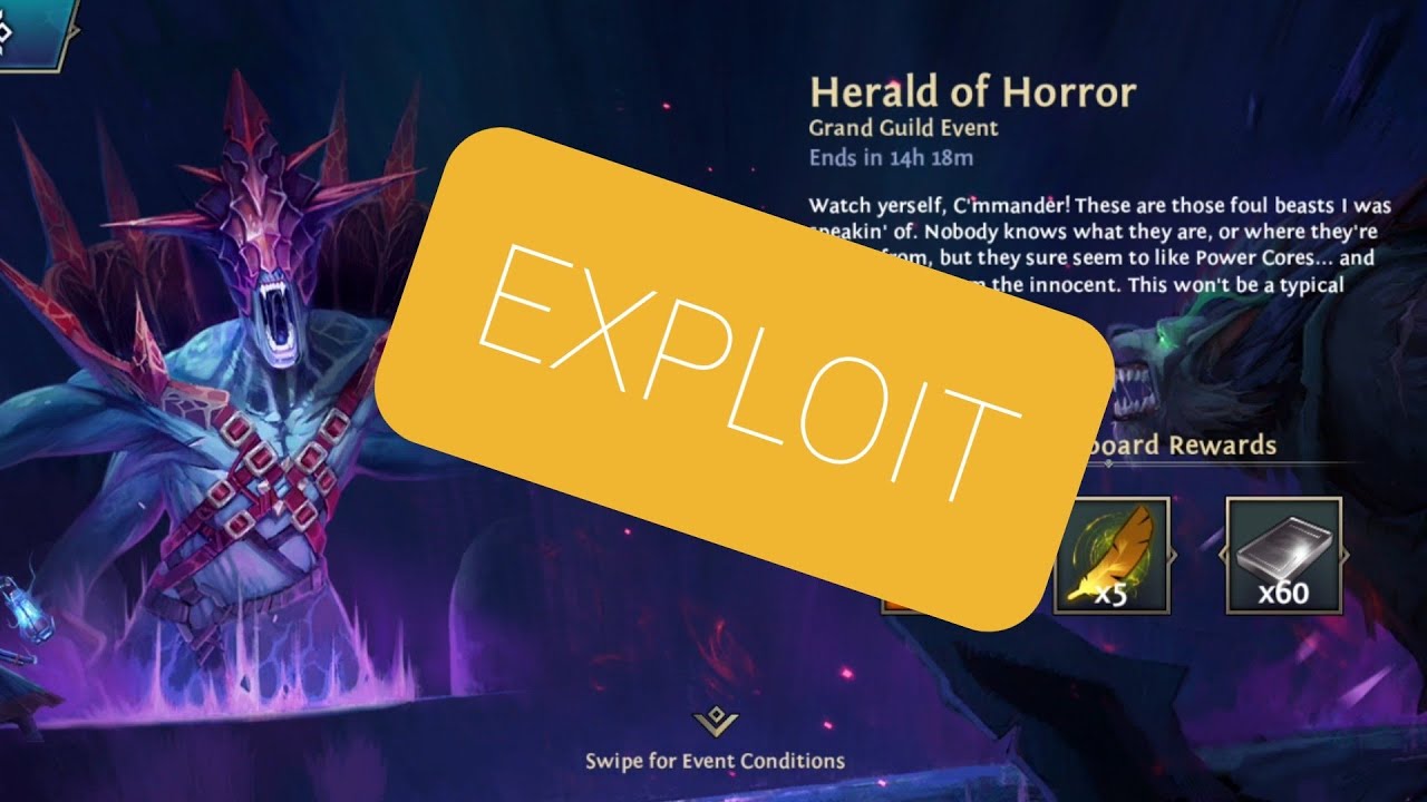 EXPLOIT - Herald of Horror, two minute video by LENKEN (Heroes of the ...