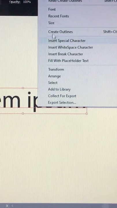 How to Create Outlines (text) in Adobe Illustrator 💻 #youtubeshorts #adobeillustrator #shorts ...