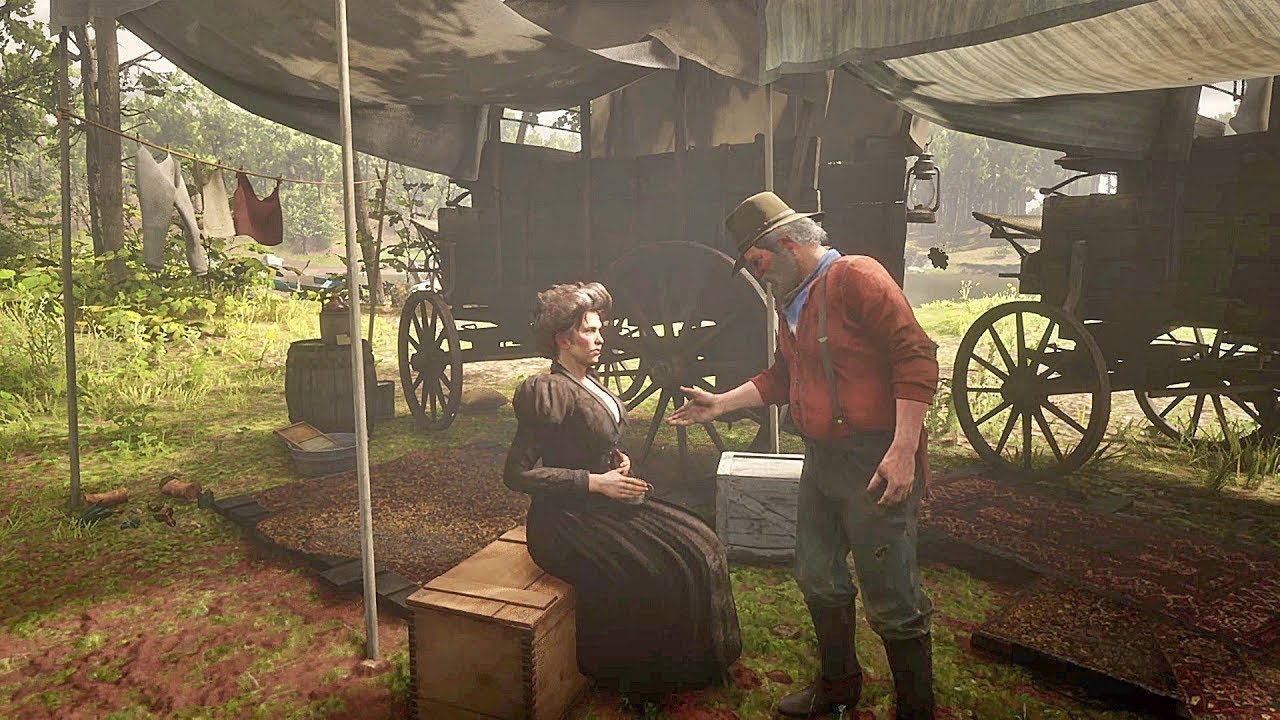 Uncle ask Susan Grimshaw to a Date / Hidden Dialogue / Red Dead ...