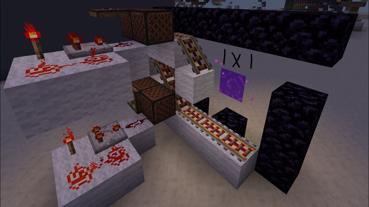 1x1 Portal Using New Update Skipper / Building Steps - YouTube