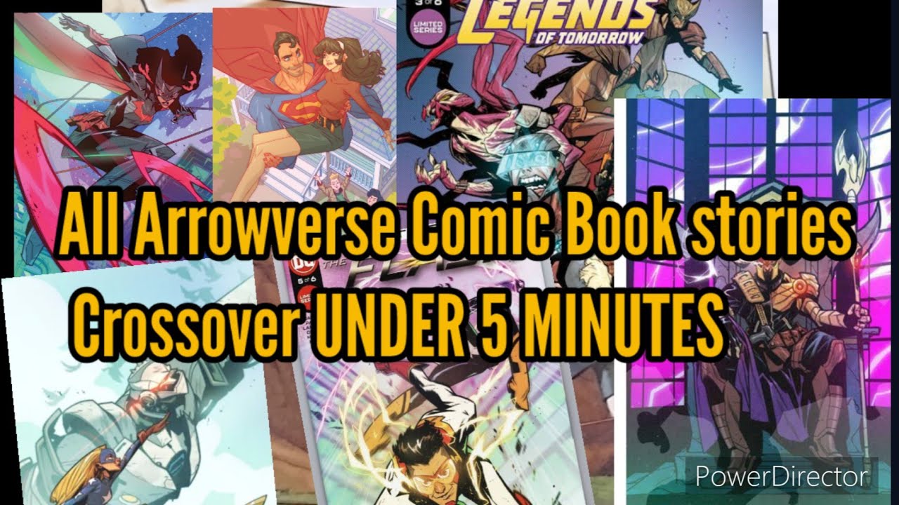 All of Arrowverse Comic Book Crossover UNDER 5 MINUTES - YouTube