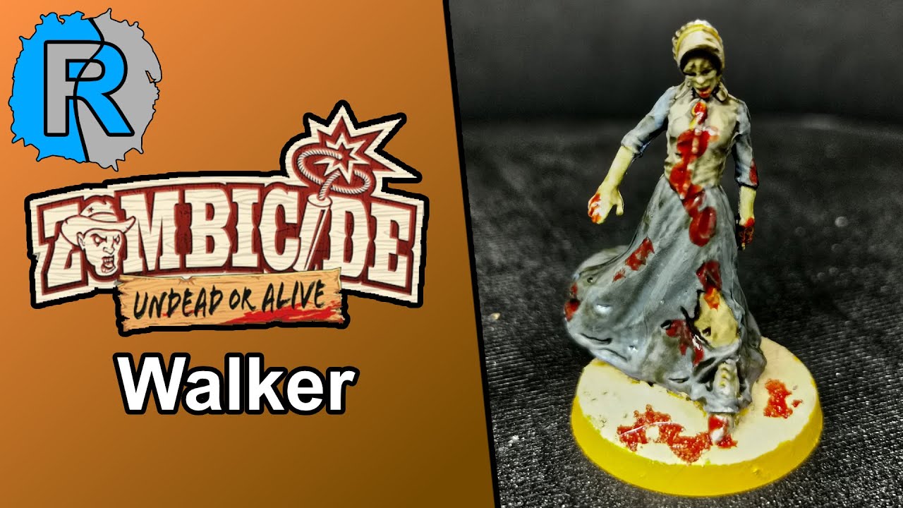 Painting: Walker - Zombicide: Undead or Alive, CMON - YouTube