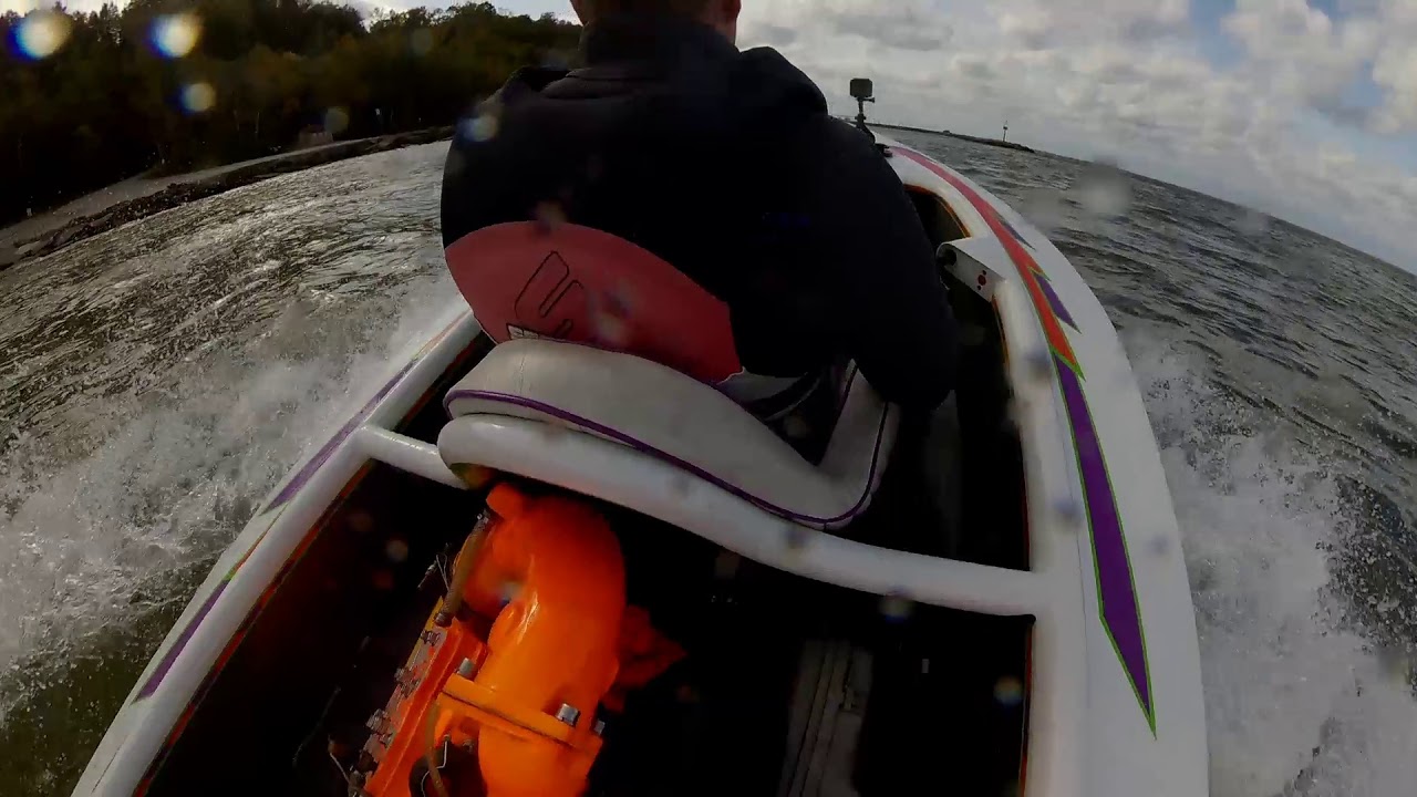 Custom 10' aluminum 110hp Jet boat quick run w/ Rylo 360 cam - YouTube