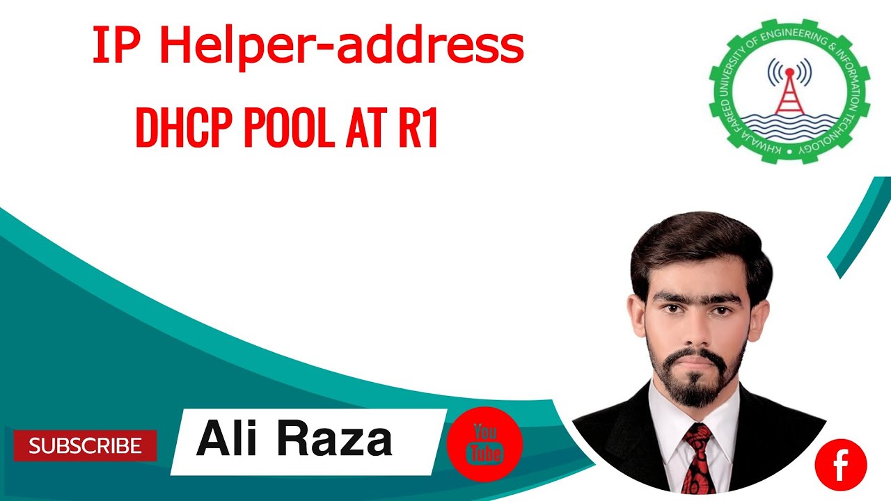 Today Lab Task||DHCP||IP helper Address || Routing & Switching||Kfueit ...