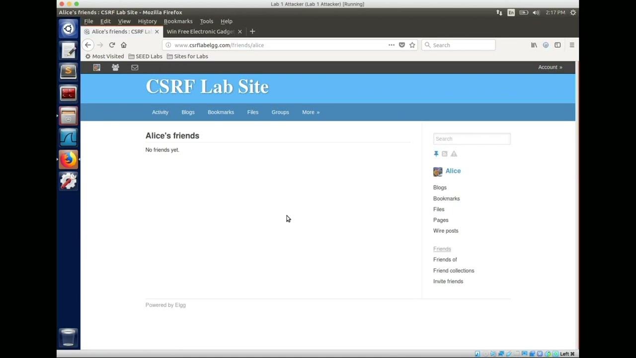 SEEDLAB CSRF: Instructor's Tutoring Demo with Partial Solution - YouTube