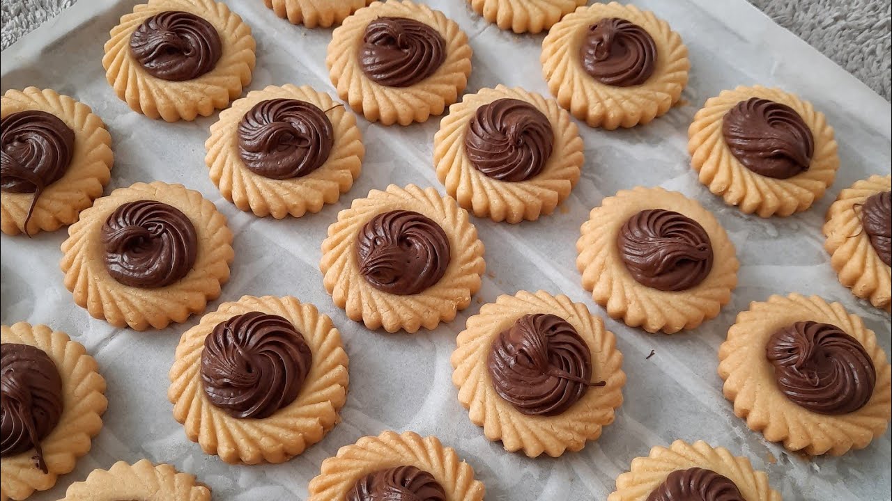 Resep Nutella Butter Cookies - YouTube