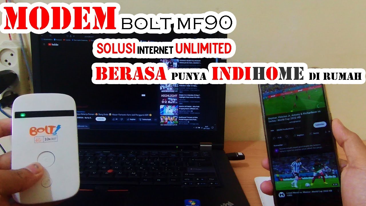 Review Bolt MF90 - Solusi buat WiFi keluarga kecil - YouTube