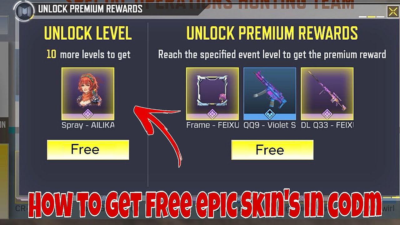 codm special operations hunting team event 2023 | how to get free epic ...